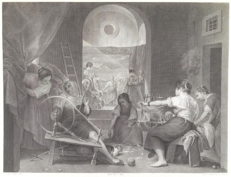 Las hilanderas, o la fábula de Aracne - Colección - Museo Nacional del ...